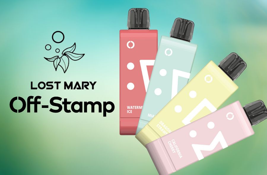 OFF STAMP SW9000 Disposable VAPE by LOST MARY: STAMP YOUR VAPE IN THE ...